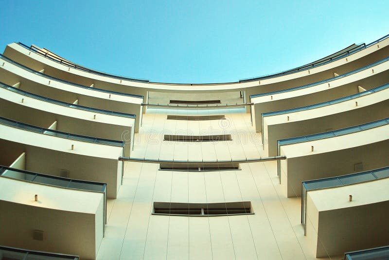 Modern Apartment Block stock photo. Image of exterior - 73745070