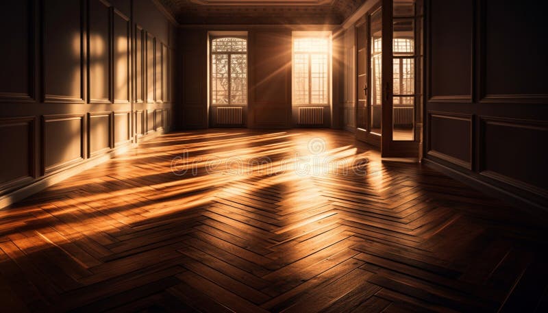 Modern Apartment with Bright, Empty Rooms Showcasing Elegant ...