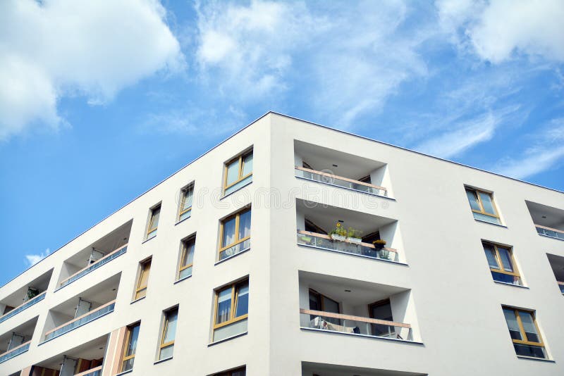 Modern Multi-storey Luxury Housing Concept Stock Photo - Image of ...