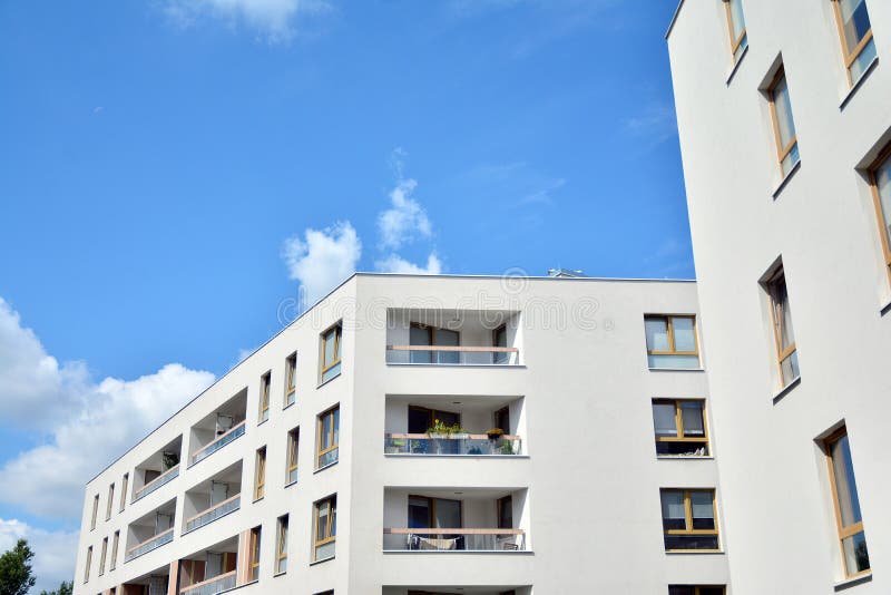 Modern Multi-storey Luxury Housing Concept Stock Image - Image of ...