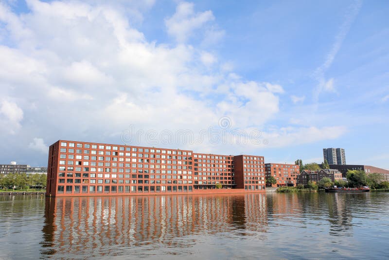 Modern Apartment Building, Java Island Amsterdam Editorial Stock Image ...