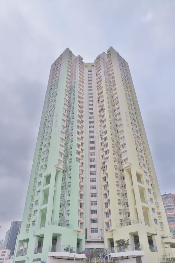 The Modern Apartment Building at Kowloon Side Editorial Image - Image ...