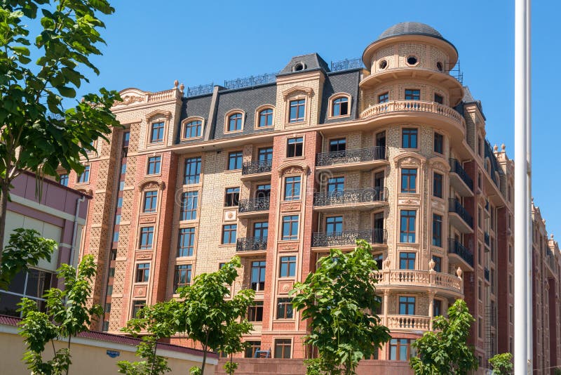 Modern Apartment Complex Design Stock Image - Image of housing, home ...