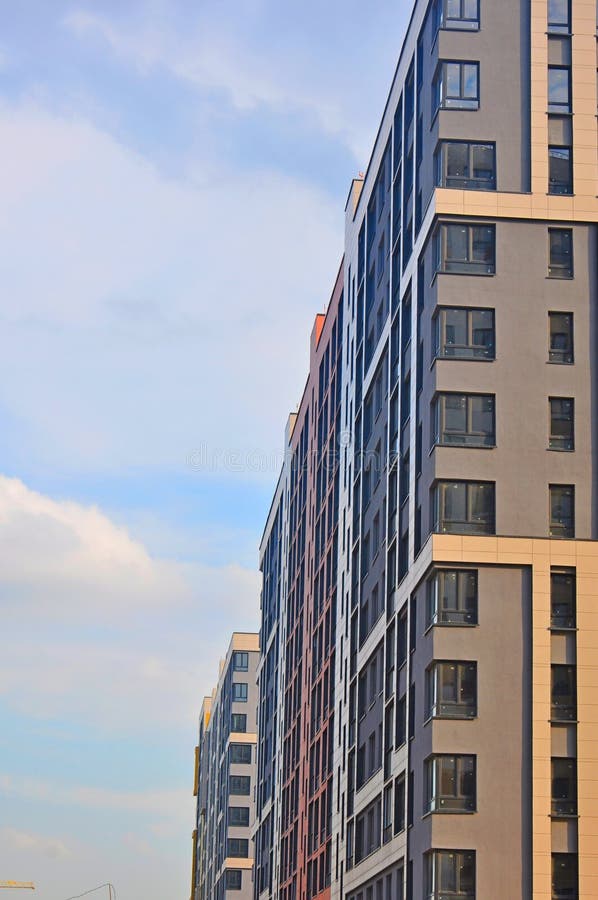 Modern Apartment Complex in Moscow Editorial Image - Image of ...