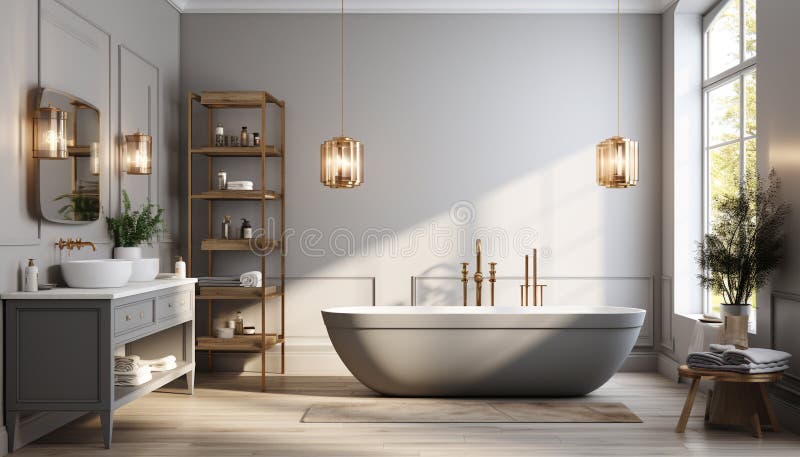 Modern Apartment with Elegant Design, Clean and Comfortable Bathroom ...