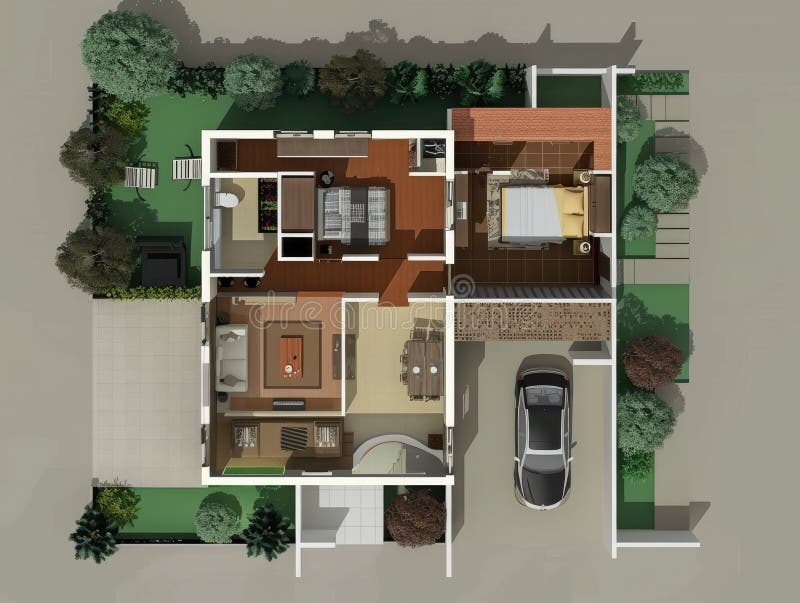 Modern Apartment Floor Plan with Spacious Rooms and Elegant Design ...