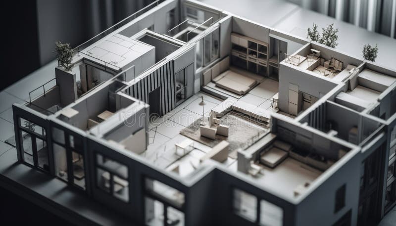 Modern Apartment with High Tech Equipment and Generative AI ...