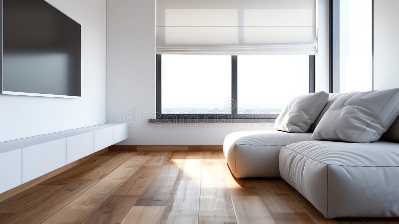 Modern Apartment with Ventilator Conditioner, Blowing Fresh Air, Clean ...