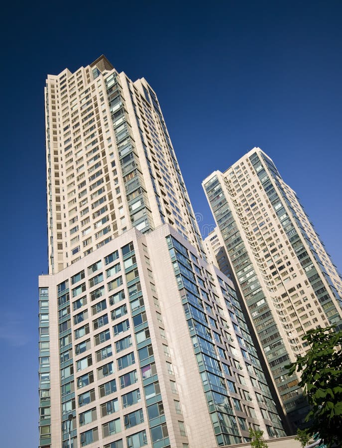 Modern apartments building stock image. Image of asian - 15279999