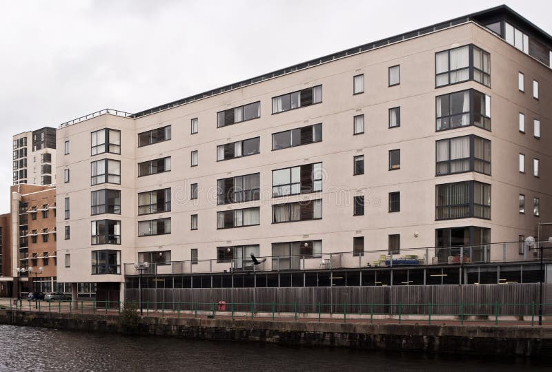 Modern apartments / flats stock image. Image of dwelling - 46046011