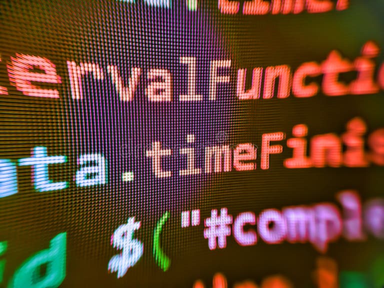 Modern Application Source Abstract Algorithm Concept. Website and Application Development Stock ...