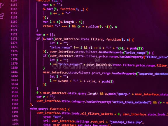 Modern Application Source Abstract Algorithm Concept. Website ...