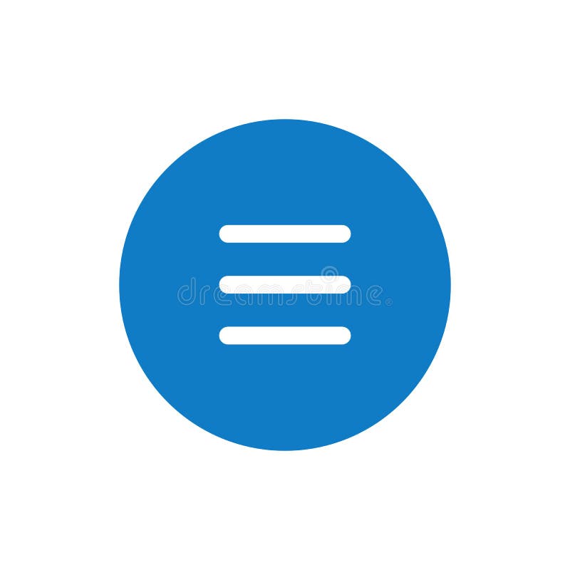 Modern Apps Essential Menu List Icon Button Logo Stock Vector ...