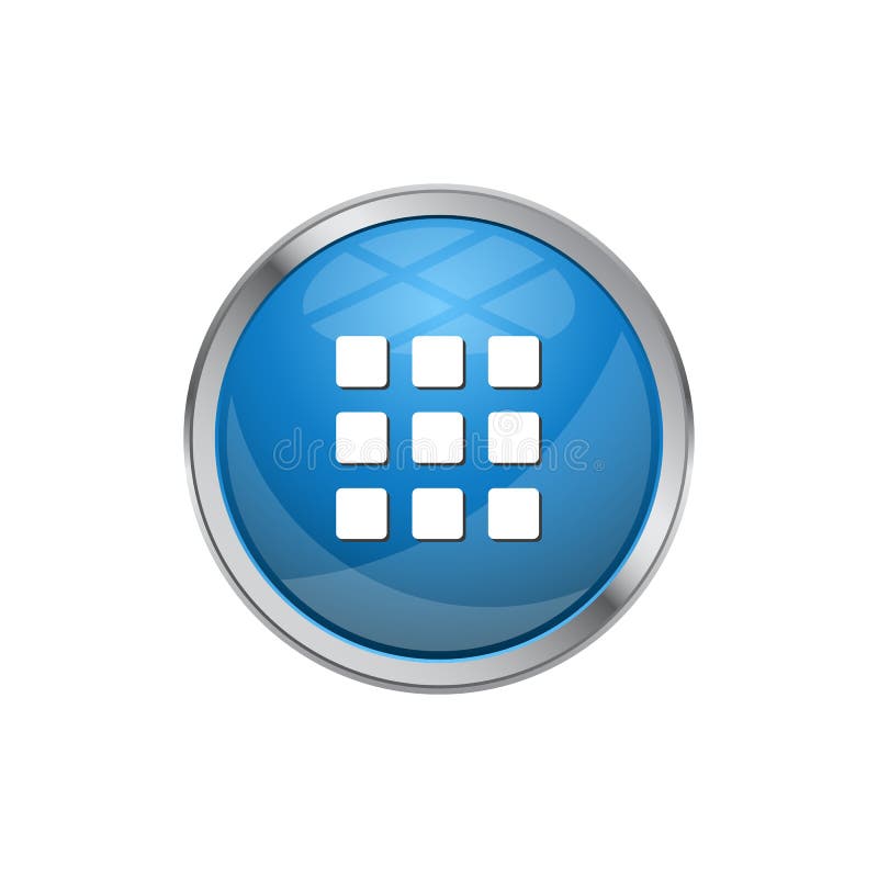 Modern Apps Essential Menu List Icon Button Logo Stock Vector ...