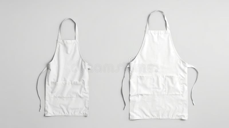 Modern Apron Mockup Blank Design Template for Branding and Product Visualization Stock ...