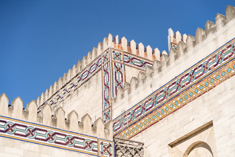 Modern Arabic Style Building Stock Image - Image of angular, architect ...