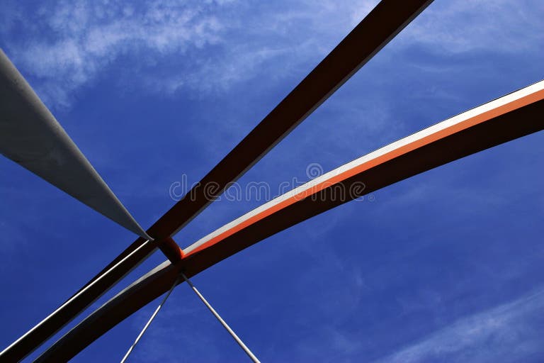 Modern arch bridge stock photo. Image of arch, bend, crossing - 10241468