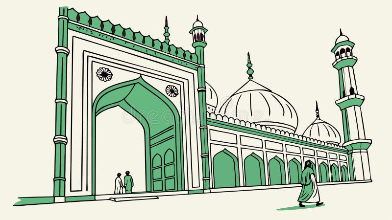 Architectural Mosque Design Stock Illustrations – 15,238 Architectural ...