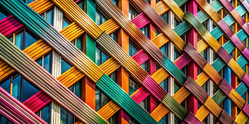 Modern Architectural Braid Facade a Study in Intricate Woven Design ...