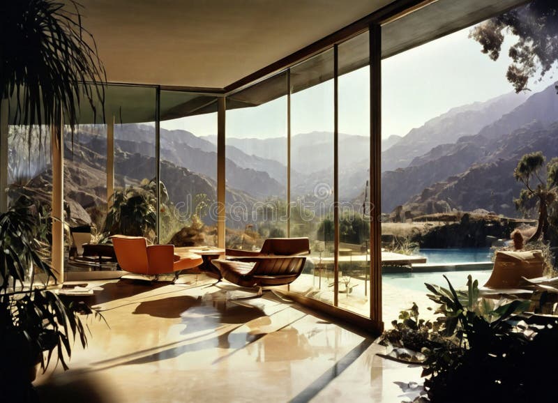 Modern Architectural Building with Large Glass Windows Stock ...