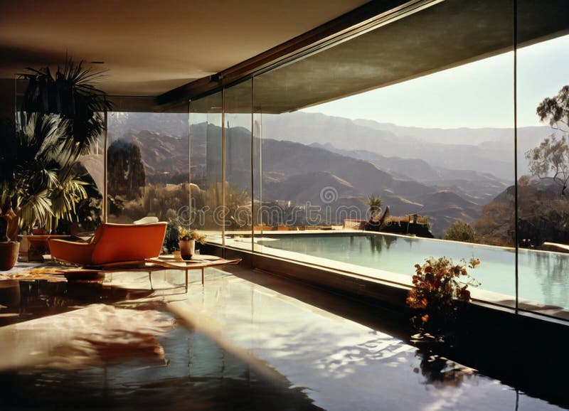 Modern Architectural Building with Large Glass Windows Stock ...