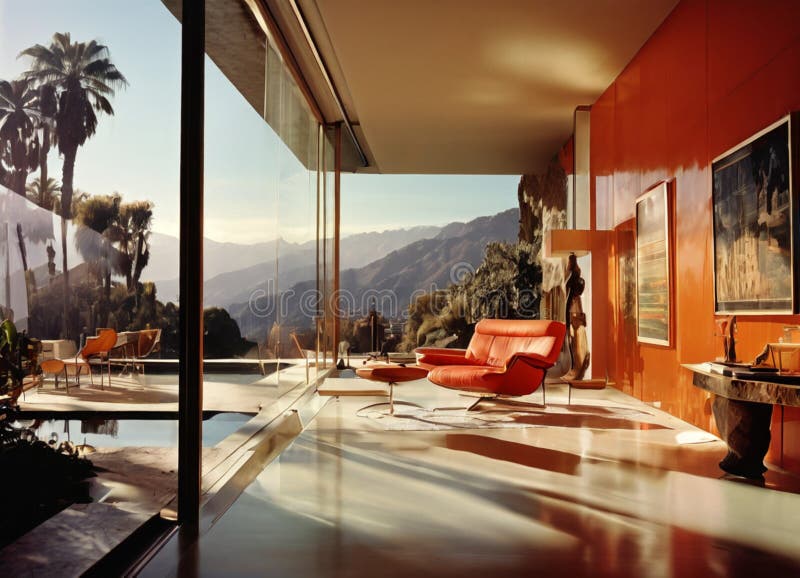 Modern Architectural Building with Large Glass Windows Stock ...