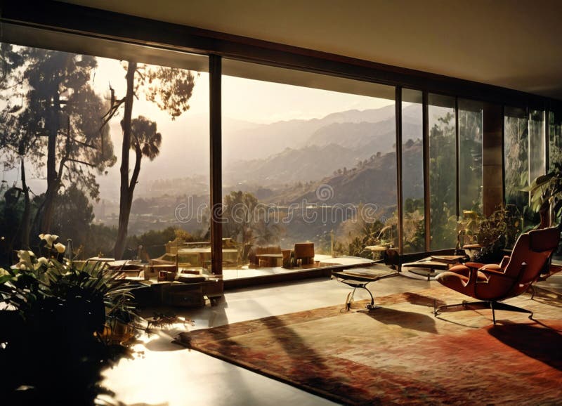 Modern Architectural Building with Large Glass Windows Stock ...