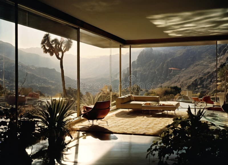 Modern Architectural Building with Large Glass Windows Stock ...