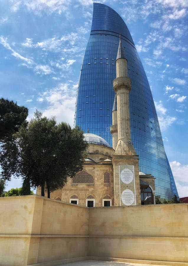 Modern Architectural Buildings in Baku Editorial Stock Photo - Image of ...