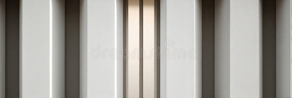 Modern Architectural Design: Abstract Grey and White Column Structure ...