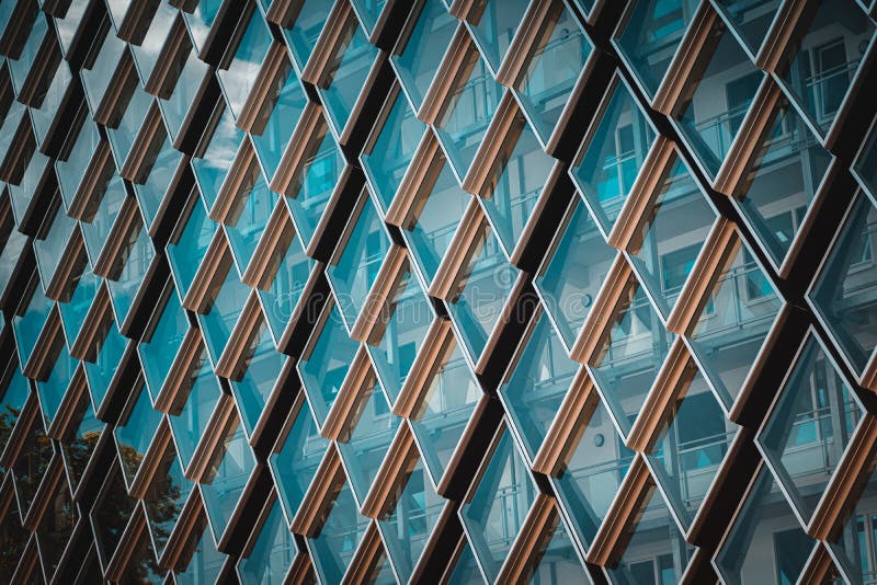 Modern Architectural Design of a Building Exterior Stock Photo - Image ...