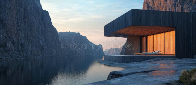 Modern Architectural Design Captures the Sunset View from a Luxurious ...
