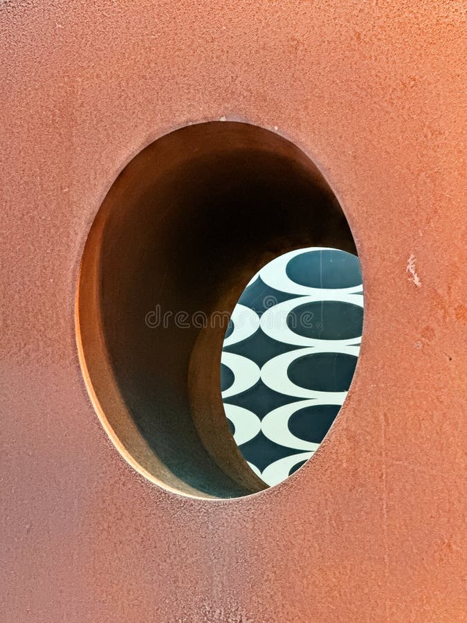 Modern Architectural Design with Cut-Out Stock Photo - Image of ...