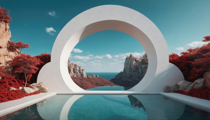 Modern Architectural Design Features a Striking Circular Structure ...