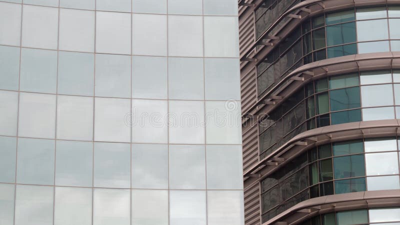 Modern Architectural Design Featuring Glass Materials and Smooth Curved ...