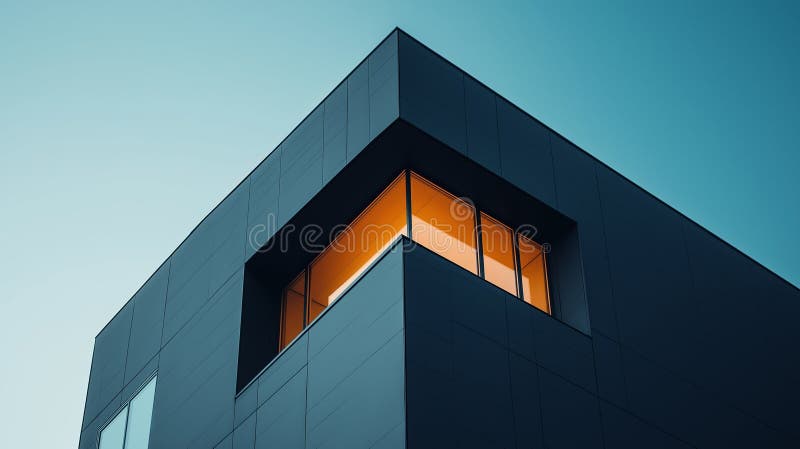 Modern Architectural Design Highlighting a Striking Corner Window at ...