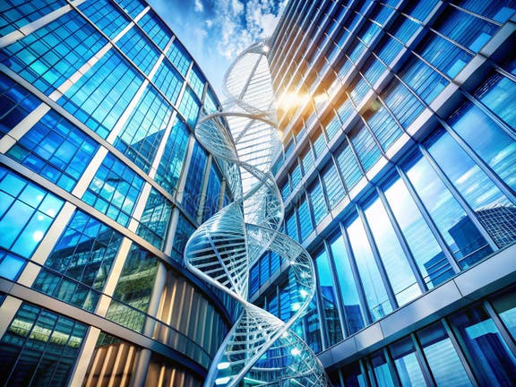 Modern Architectural Design Inspired by the Double Helix a Building ...