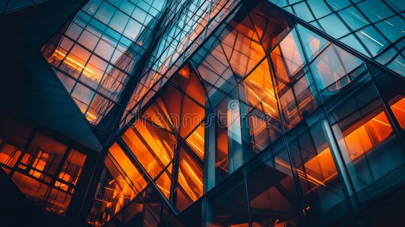 Modern Architectural Design Showcases Angular Glass Structure ...