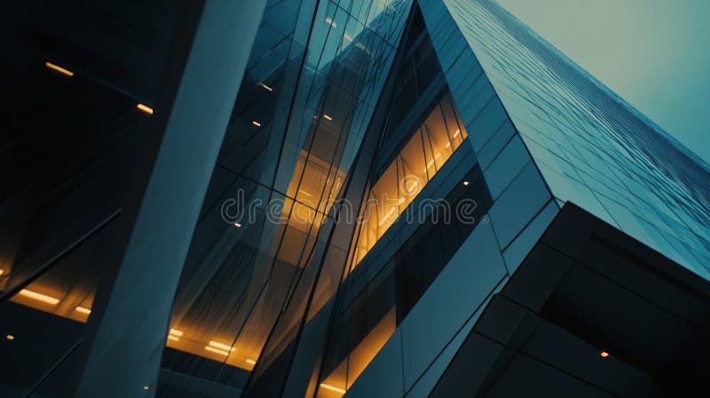 Modern Architectural Design Showcases Angular Glass Structure ...