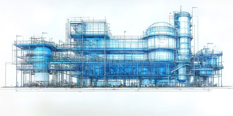 Modern Architectural Design Showcases Intricate Structural Details in a ...