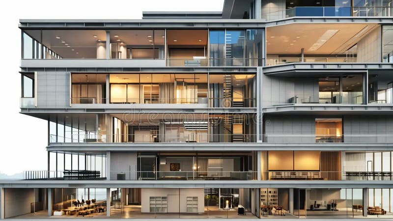 Modern Architectural Design Showcases Open Spaces and Natural Light in ...