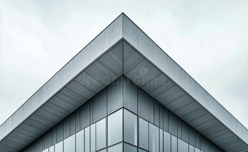 Architectural Design Showcasing Triangular Roof Stock Photos - Free ...