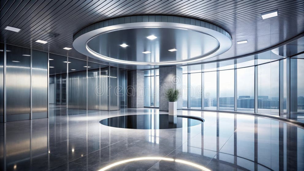 Modern Architectural Design of a Sleek and Sophisticated Office Space ...