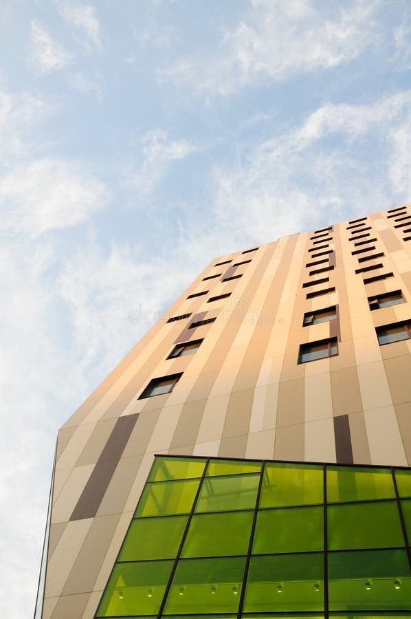 Modern Architectural Designed Building Stock Image - Image of wispy ...