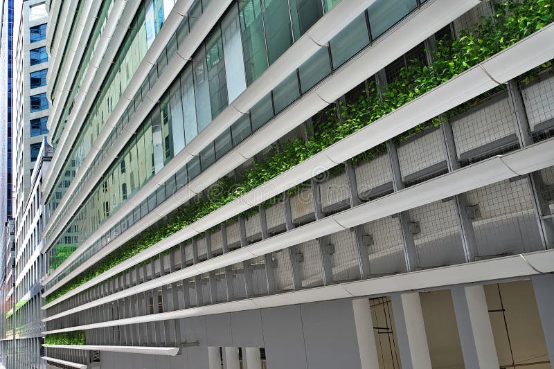 Stripe and Line of Modern Building Architecture Stock Photo - Image of ...