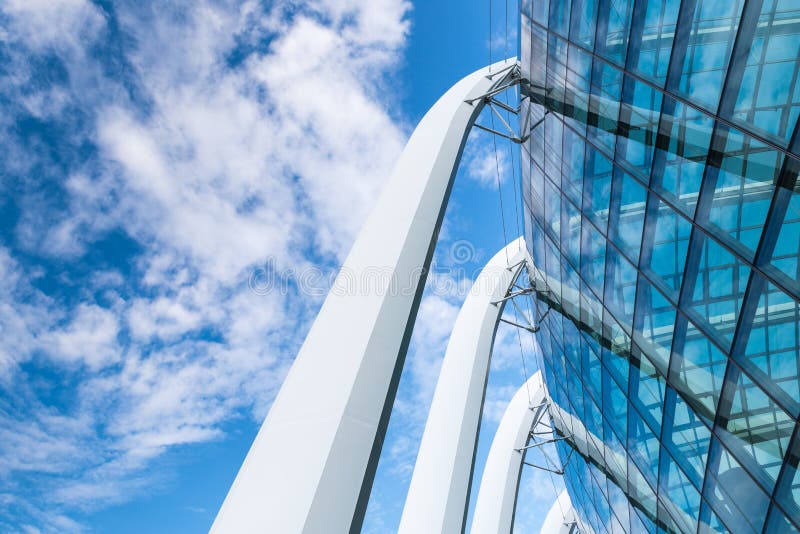 Modern Architectural and Facade Outdoor Design., Structural Design ...