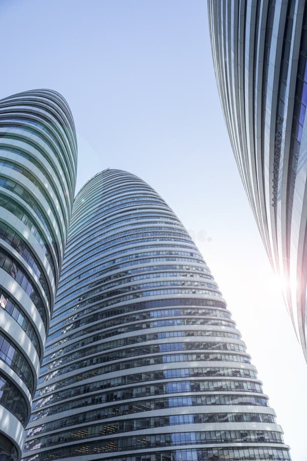 A Modern Architectural Feature Editorial Stock Photo - Image of city ...