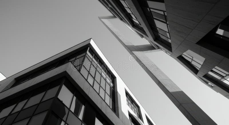 Modern Architectural Geometry: Abstract Perspective of Urban ...