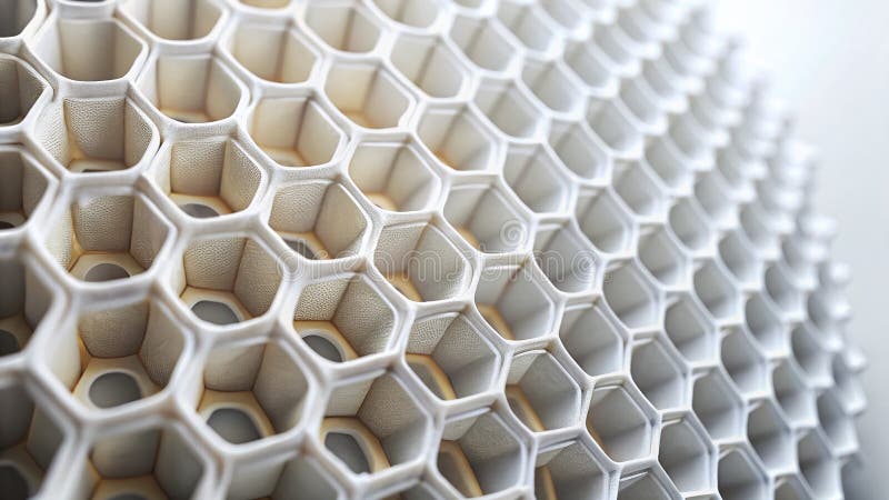 Modern Architectural Honeycomb Design a Study in White BeeInspired ...