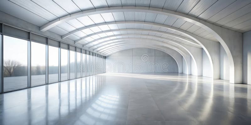 Modern Architectural Interior Design of a Spacious, Sunlit Hall with ...